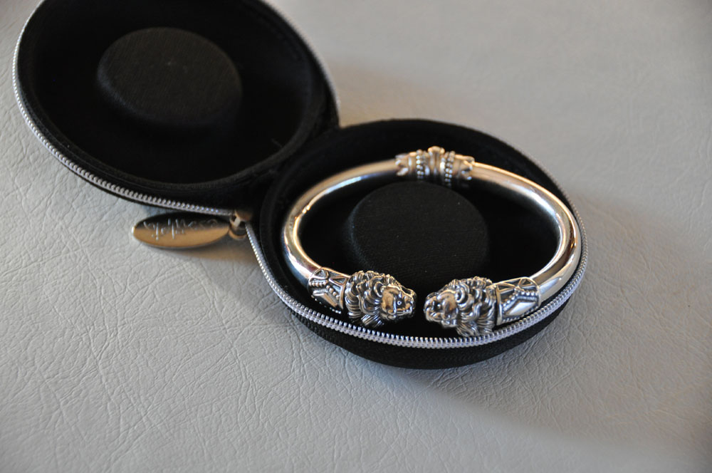 Lions Head Torc Bracelet