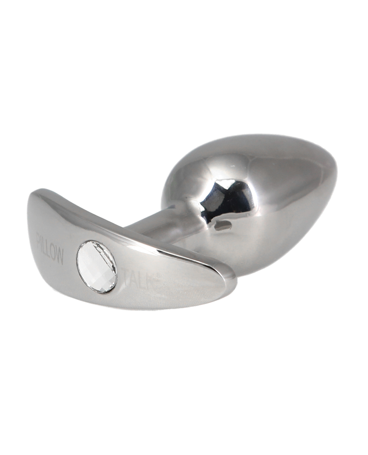 Pillow Talk Sneaky Steel Anal Plug With Swarovski Crystal