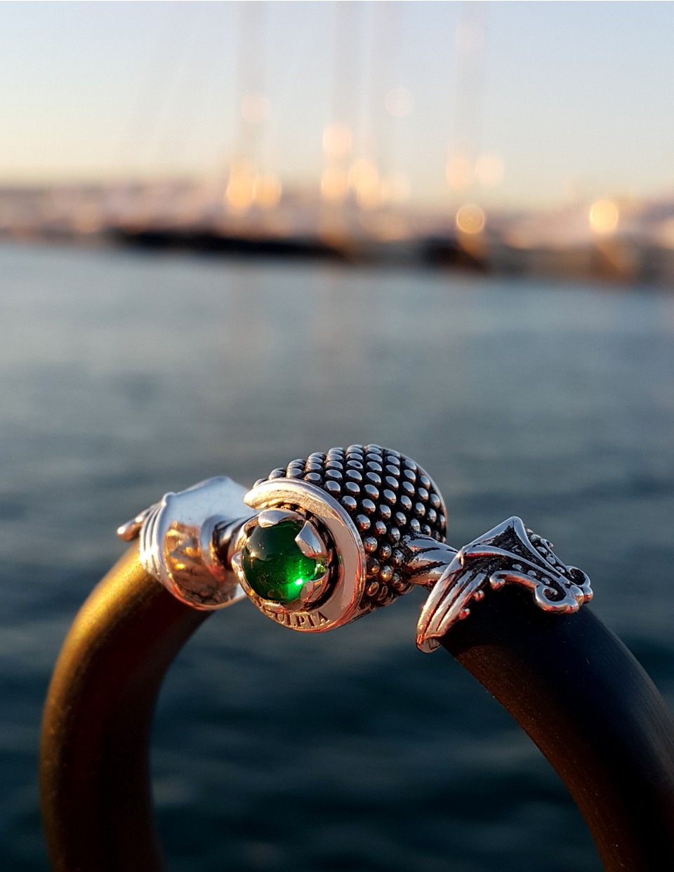 Omen British Racing Green JockRing by Esculpta