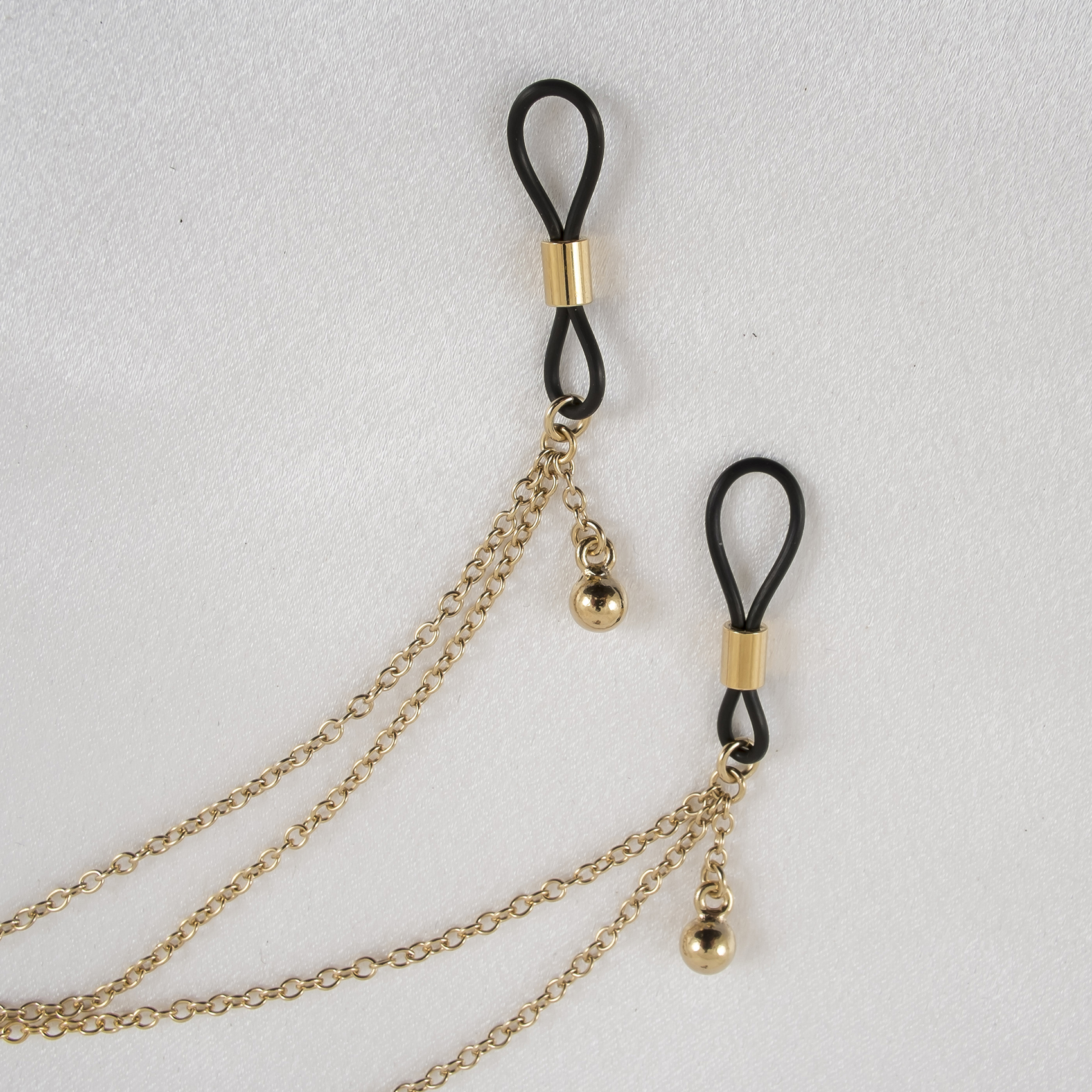 Seashell Non-Piercing Nipple Necklace Breast Chain in Gold