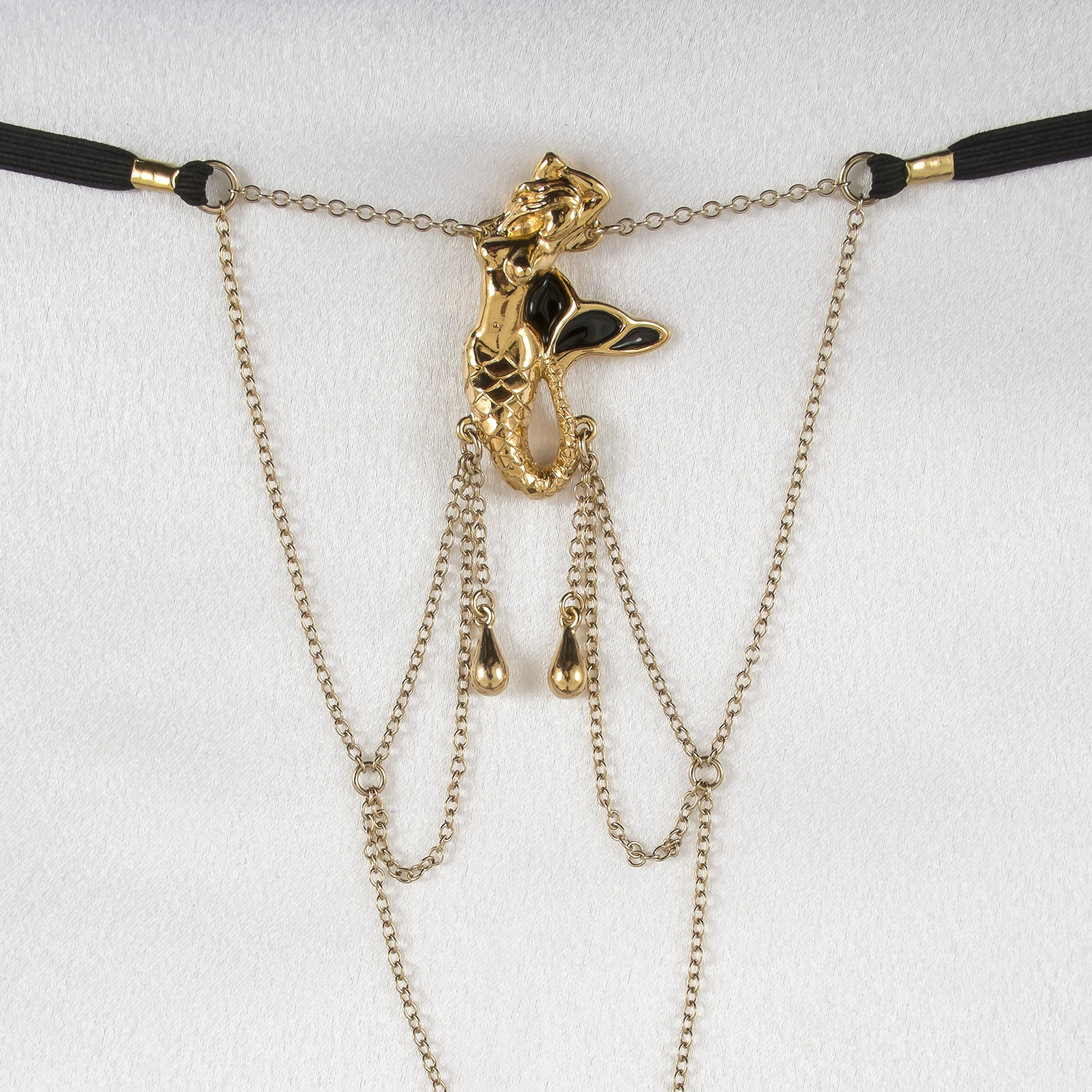 Mermaid G-String in Gold or Silver