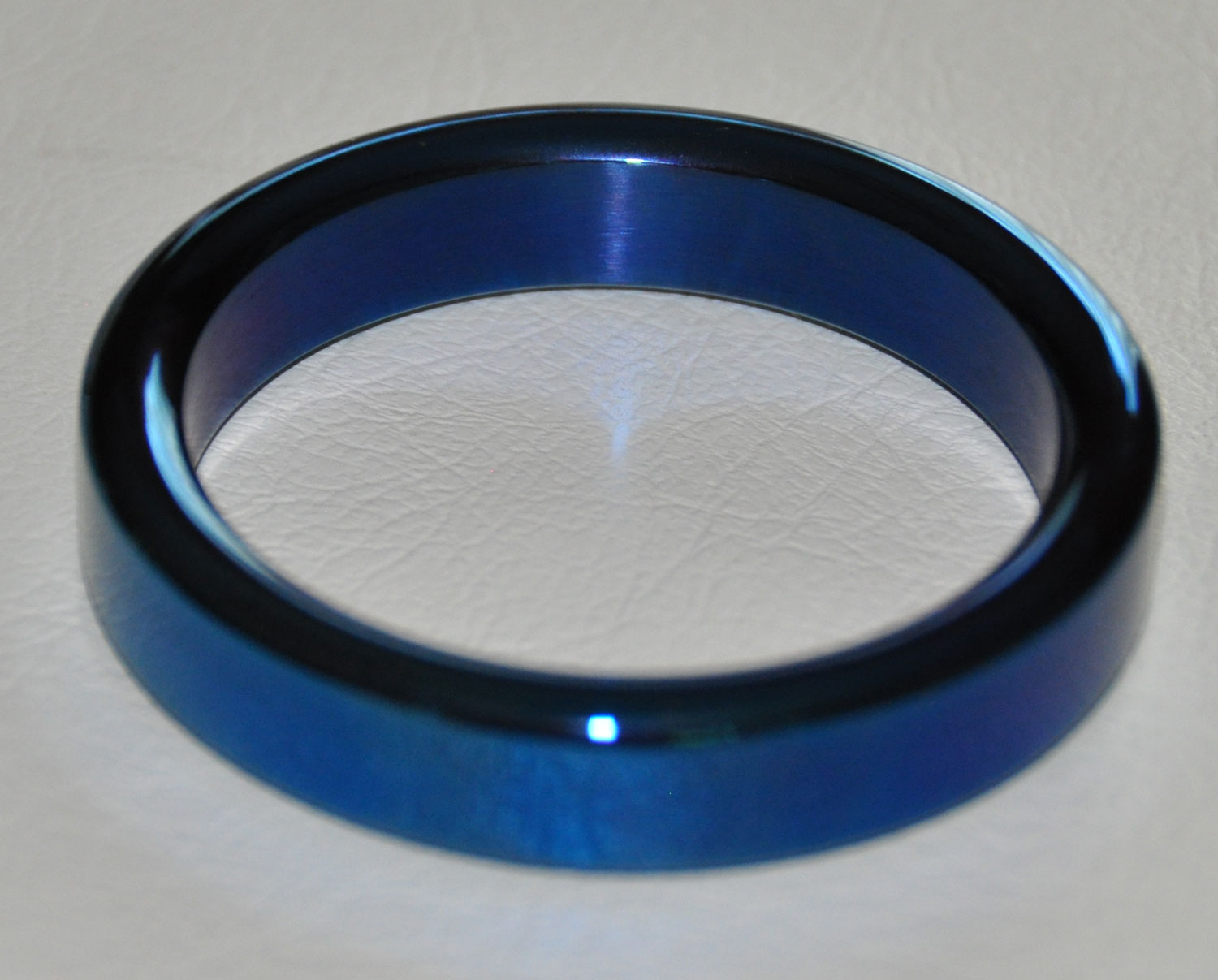 Cobalt Blue Stainless Steel Cock Ring